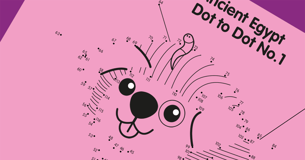 Ancient Egypt Dot to Dot No. 1